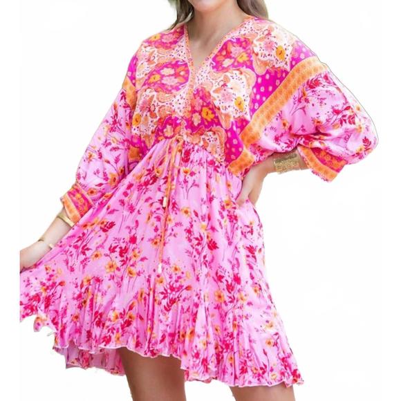 Walker & Wade | Dresses | New Walker Wade Paloma Dress In Hot Pink ...